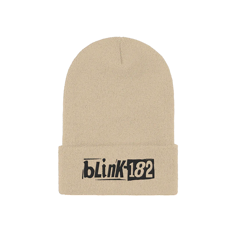 TAN LOGO BEANIE - Blink-182 Official Store: Shop Merchandise